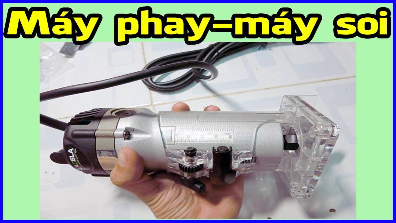 Máy Phay Gỗ Cầm Tay và Những Quy Tắc An Toàn Khi Sử Dụng